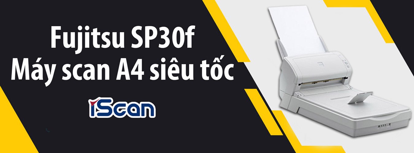 Đánh giá Fujitsu SP30f - Máy scan A4 tốc độ cao | iScan.vn